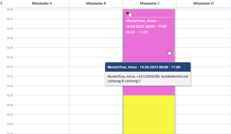 Welche Funktionen bietet der Terminkalender? – eTermin Online Terminplaner