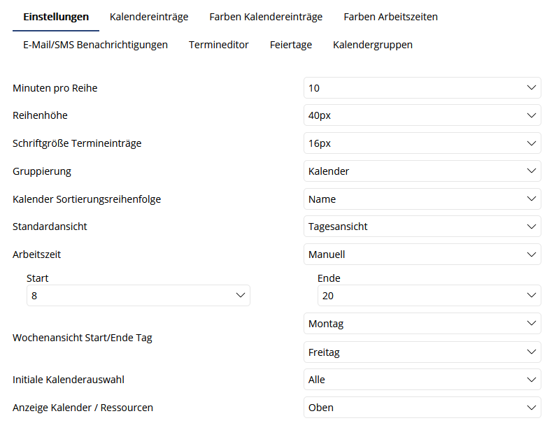 Welche Funktionen bietet der Terminkalender? – eTermin Online Terminplaner
